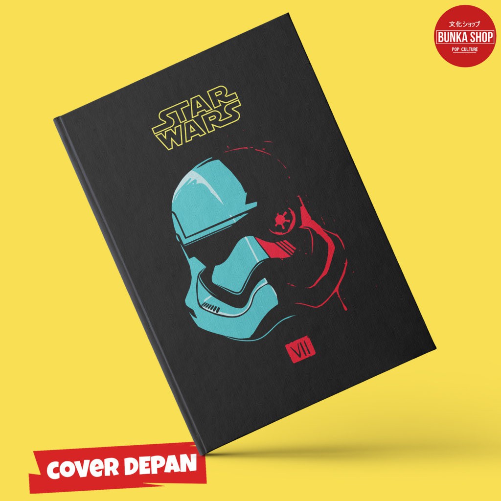 Jual Note Book Hardcover Star Wars Storm Trooper Ukuran A5 Buku Tulis ...