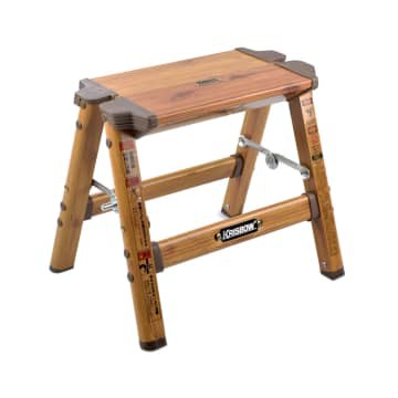 Jual AZKO Krisbow Tangga Aluminium 1 Step Tangga Duduk/Tangga Kerja ...