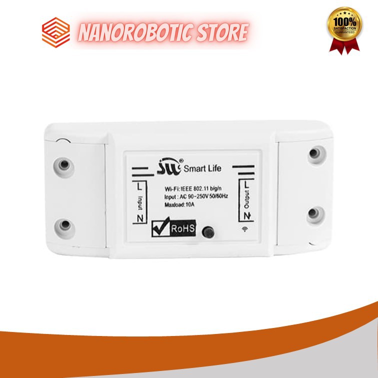 Jual Wi-Fi Intelligent on/off switch breaker SCW-NF101, 10A | Shopee ...