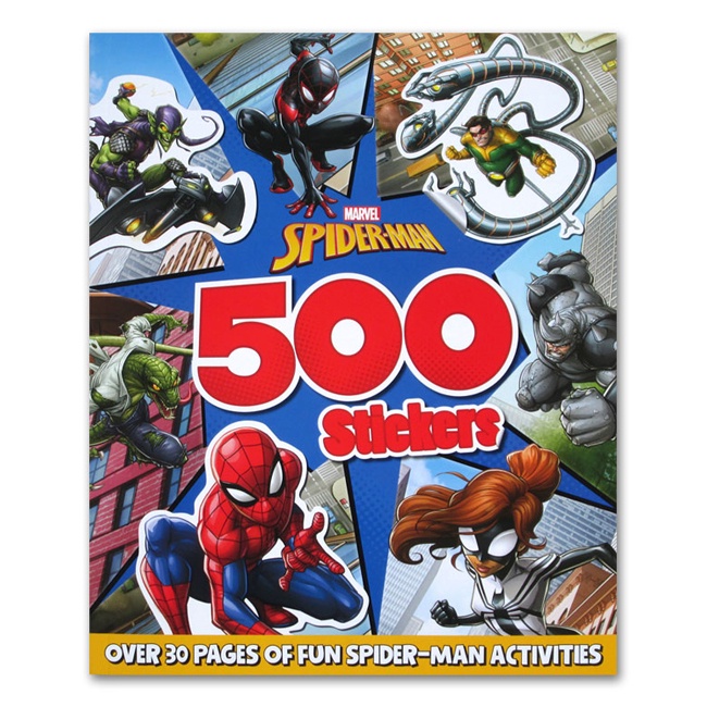 Jual Marvel Spider-Man 500 Stickers Activity Book (Over 30 Pages Of Fun ...