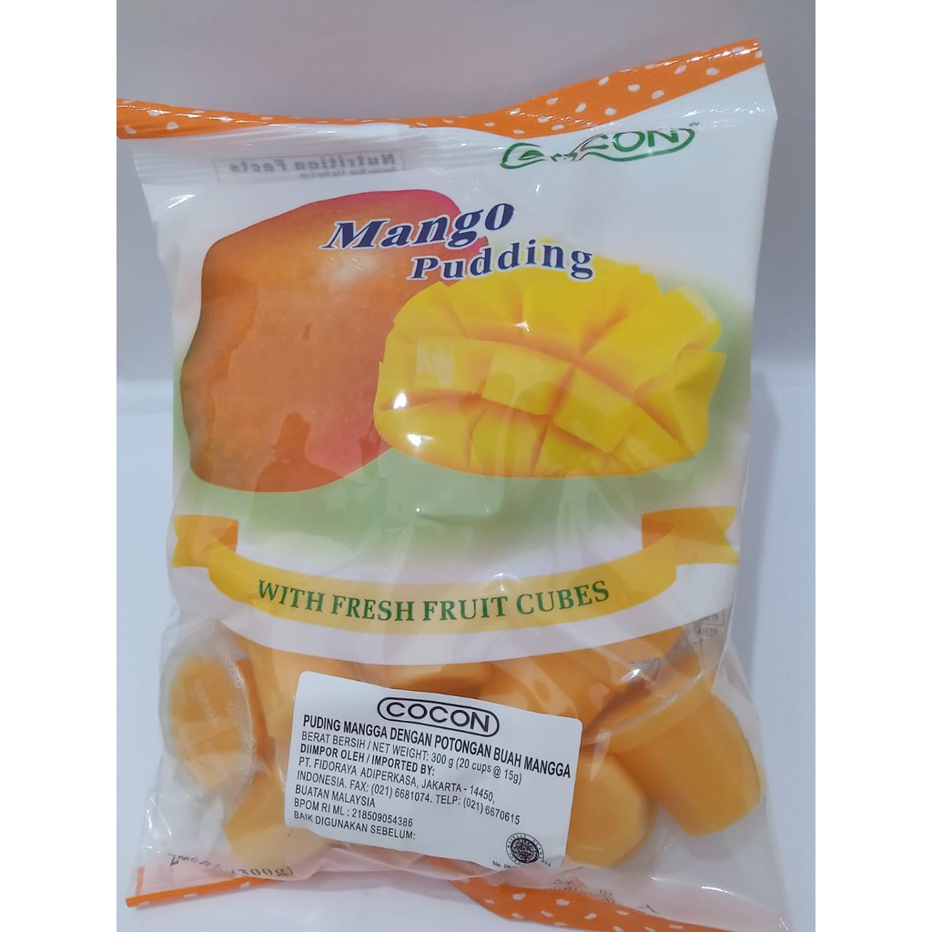 Jual Cocon Mango Pudding 300g ( 20 cups @15 gr ) | Shopee Indonesia