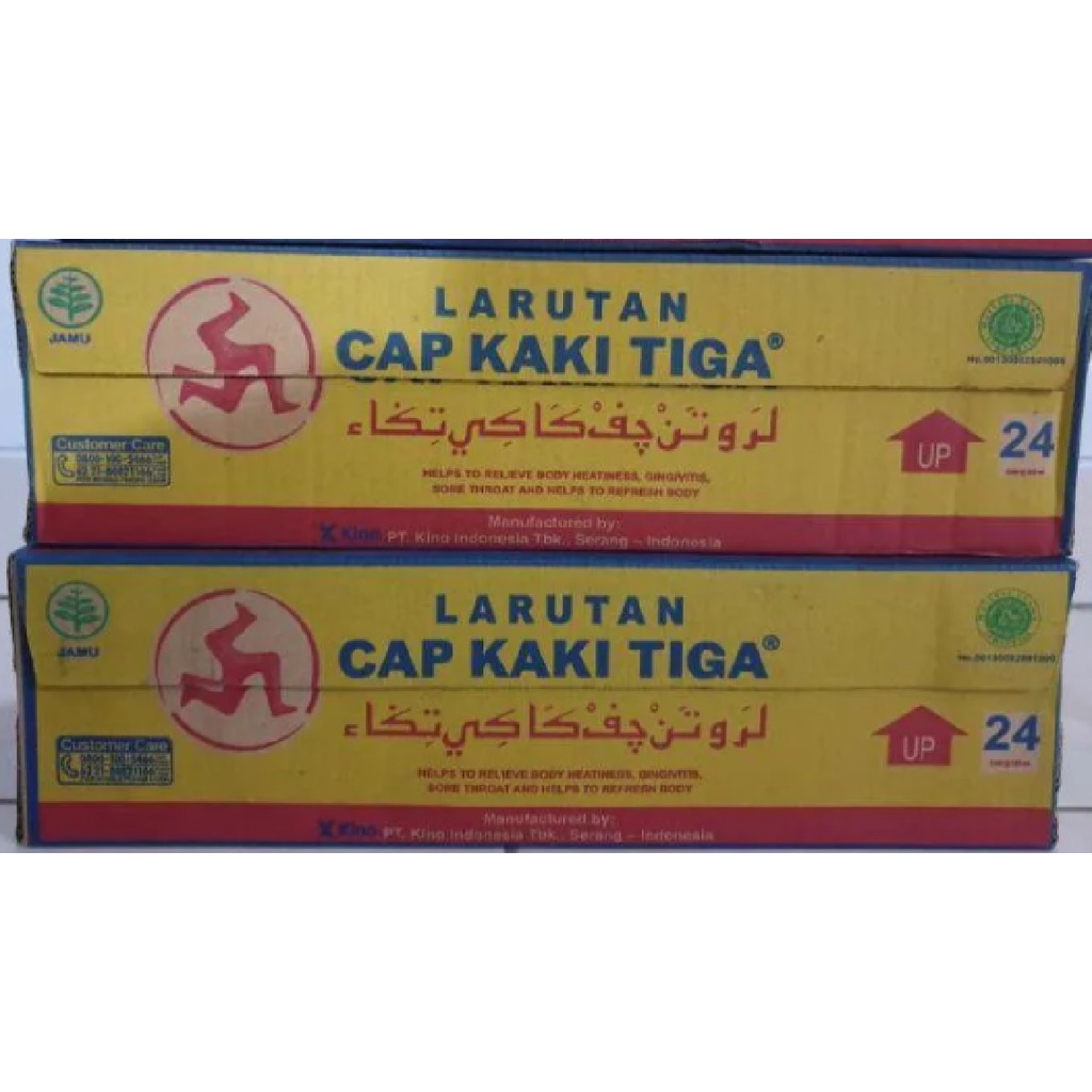 Jual Larutan cap Kaki Tiga KALENG DUS (isi 24) per Karton | Shopee ...