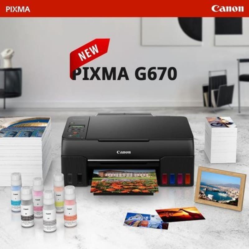 Jual Printer Canon PIXMA G670 All in One | Shopee Indonesia