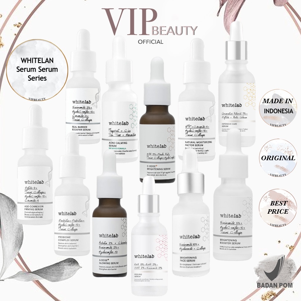 Jual WHITELAB Serum Series - Peeling | Acne Calming | Intensive Care ...