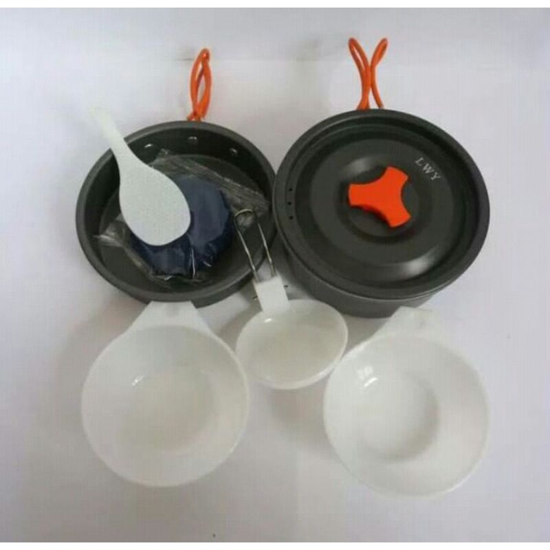 Jual Cooking set DS 200/ Nesting DS 200/ Alat masak camping | Shopee ...
