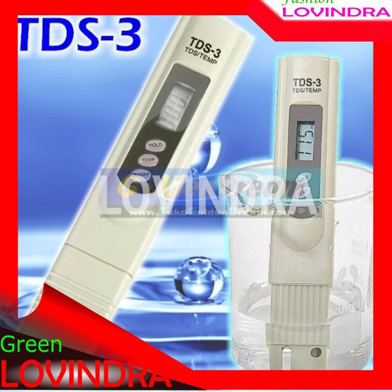 Jual TDS meter TDS-3 Digital Alat Ukur Hidroponik TDS 3 | Shopee Indonesia