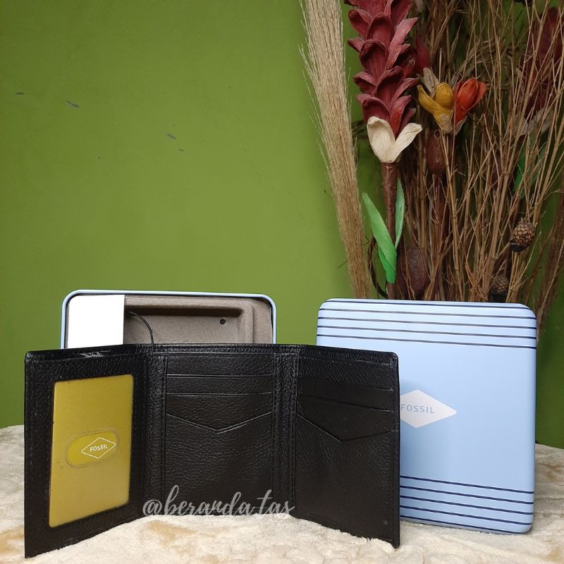 Jual Dompet Fossil-Wilder Trifold Black | Shopee Indonesia