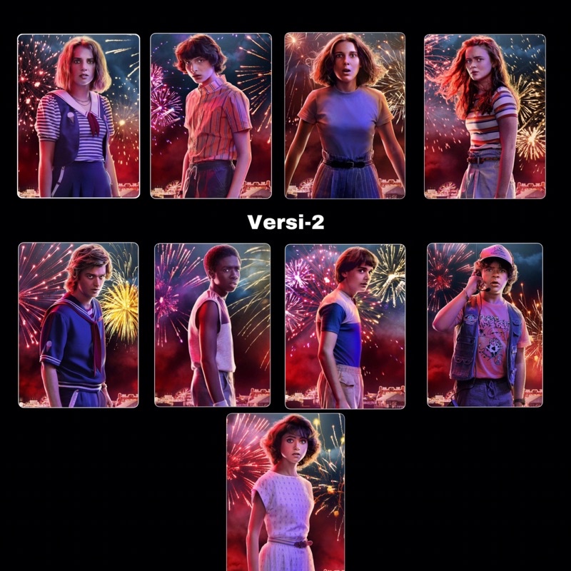 Jual Photocard Stranger Things Charcters (MINIMAL 4) | Shopee Indonesia
