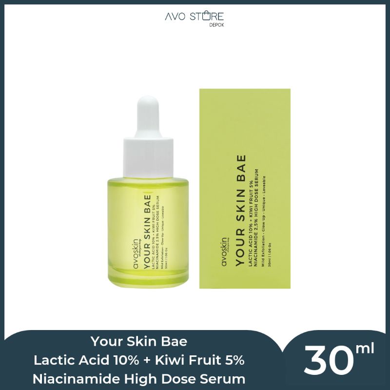 Jual AVOSKIN Lactic Acid 10% + Kiwi Fruit 5% + Niacinamide 2,5% High ...