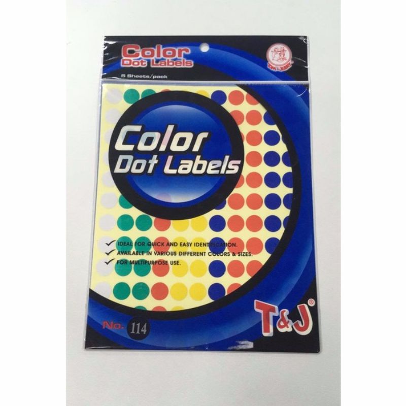 Jual Tom & Jerry Color Dot Labels 114 / 97 | Shopee Indonesia