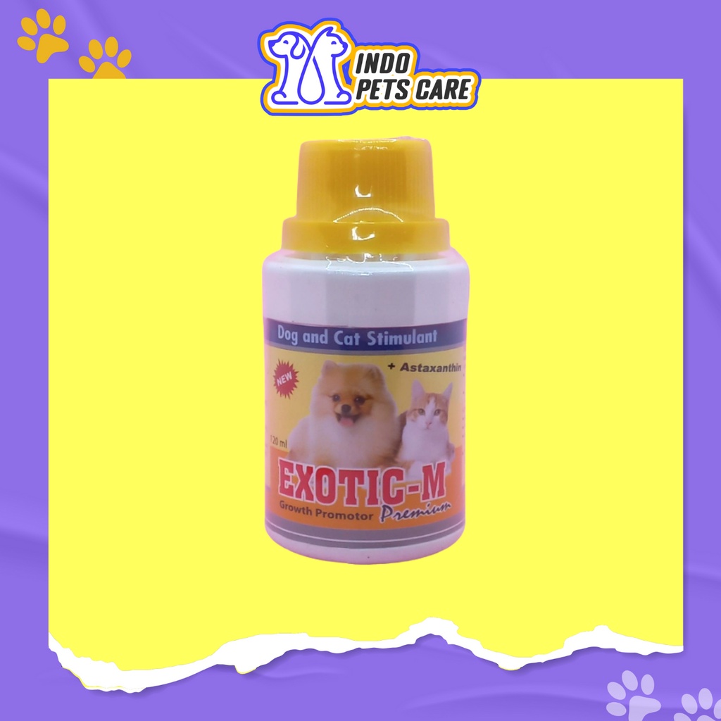 Jual SUPLEMEN PERTUMBUHAN ANJING - EXOTIC M DOG 125ML ORIGINAL ...