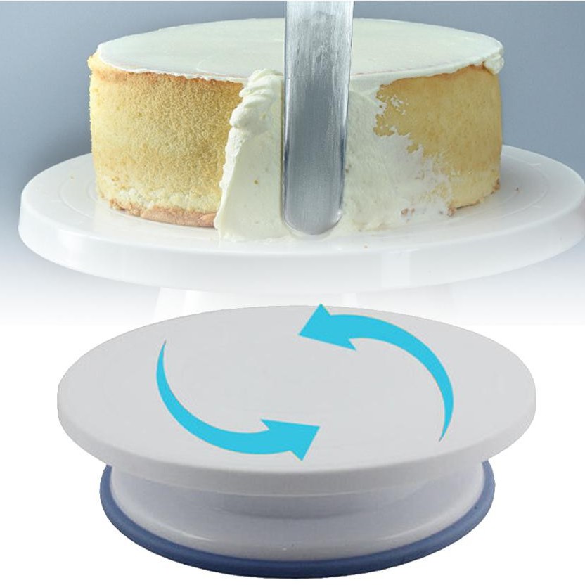 Jual AGB - ATRAY820 Cake Stand Display Kue / Meja Model Putar Untuk ...