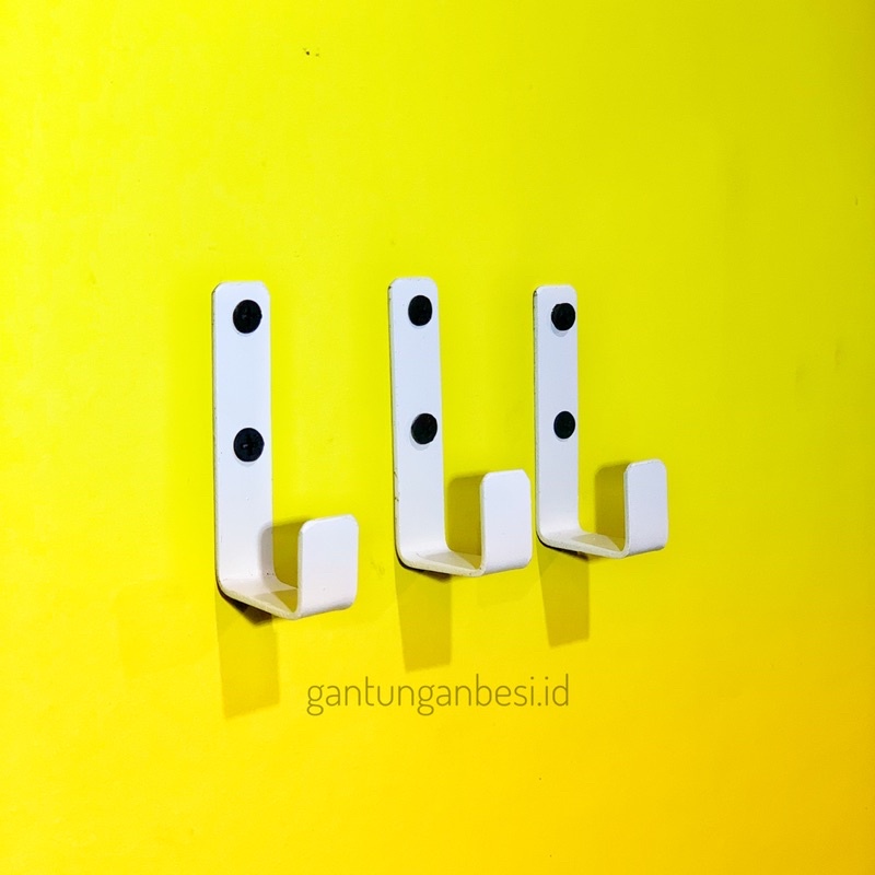 Jual Gantungan Hook Dinding Super Kuat Warna Putih | Shopee Indonesia