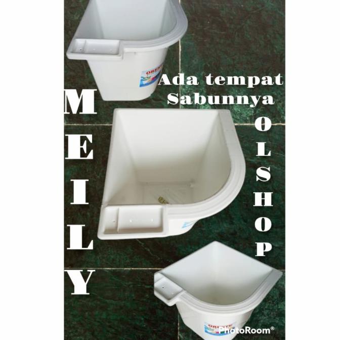 Jual Bak Air Kamar Mandi/ Bak Air Mandi Plastik/ Bak Air Sudut Kamar ...