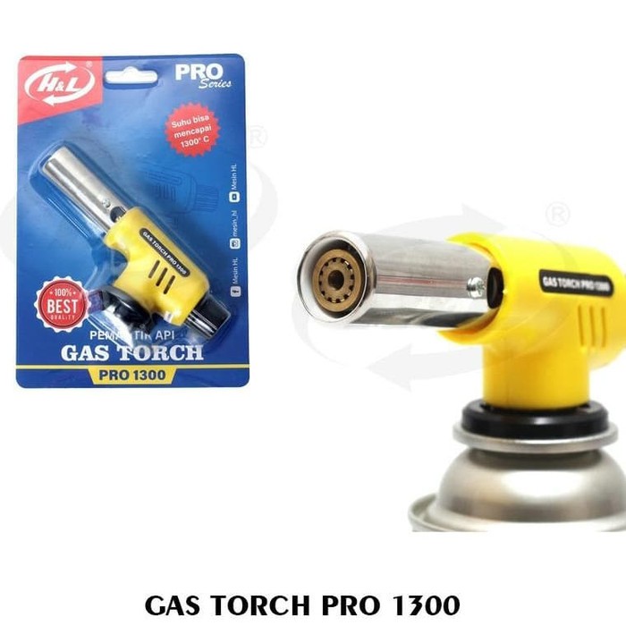 Jual Flame Gun Kepala Gas Torch H&L Pro 1300 / Pemantik Api Portable ...