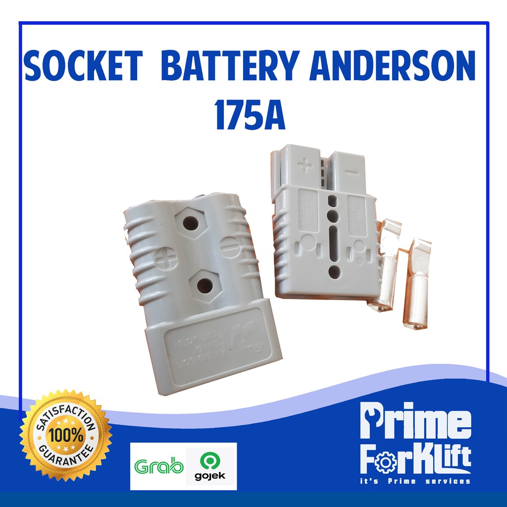 Jual SOCKET BATTERY ANDERSON 175A FORKLIFT SOKET | Shopee Indonesia