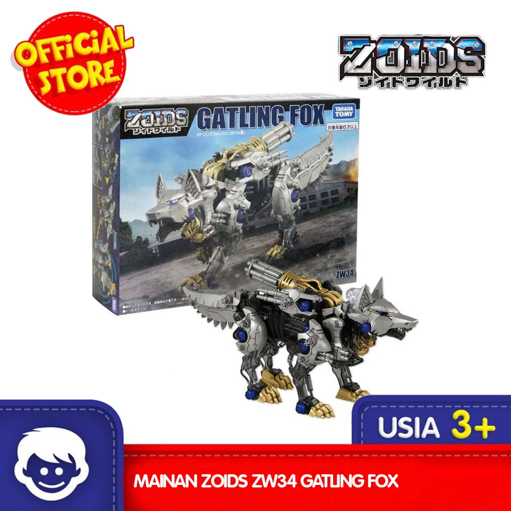 Jual Mainan Zoids ZW34 Gatling Fox | Shopee Indonesia