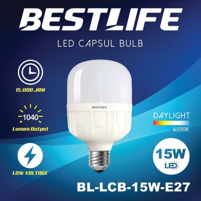 Jual LAMP LED KAPSUL CAPSUL CAPSULE 15 W BESTLIFE BL-LCB-15W 15WATT 15 WATT LAMPU BEST LIFE ...