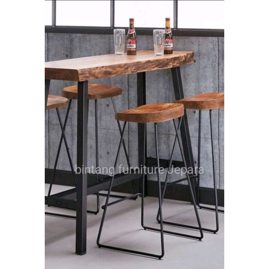 Jual meja cafe unik kayu trembesi | Shopee Indonesia
