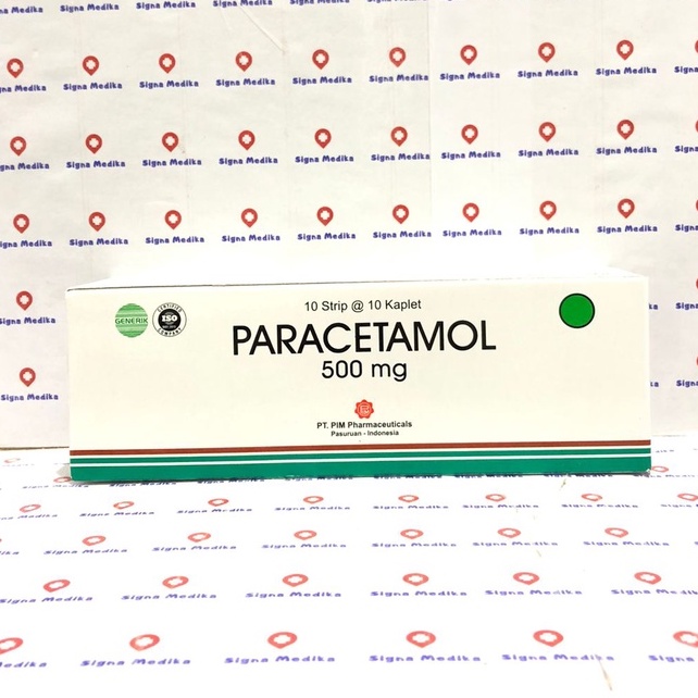 Jual Paracetamol 500mg PIM Box Isi 100 Tablet - Obat Demam / Sakit ...