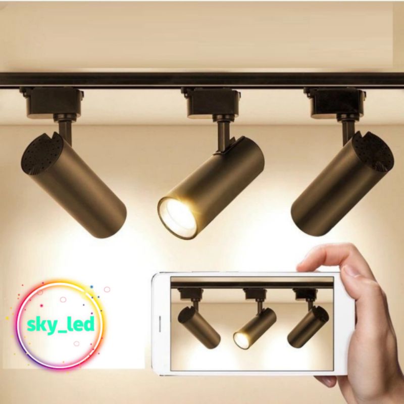 Jual SKY_LED LAMPU RELL TRACK LED SOROT LAMPU SOROT TRACKLIGHT REL ...