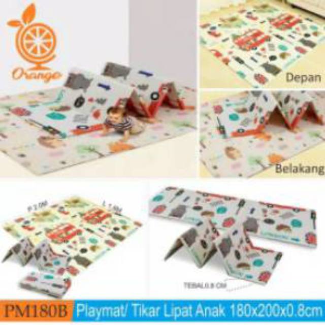 Jual 180x200 Playmat Matras Alas Lantai Evamatic Tebal BARU- KARPET ...