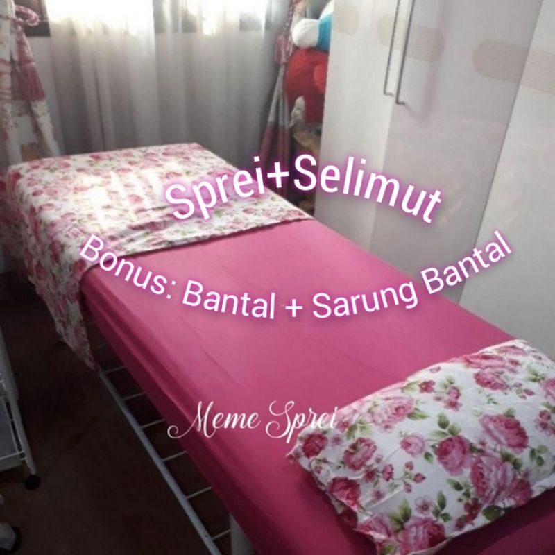 Jual Sprei Salon&Selimut 2sisi Bonus Bantal | Sprei Klinik Kecantikan ...