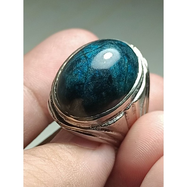 Jual Cincin batu akik badar besi asli dim kantoran | Shopee Indonesia