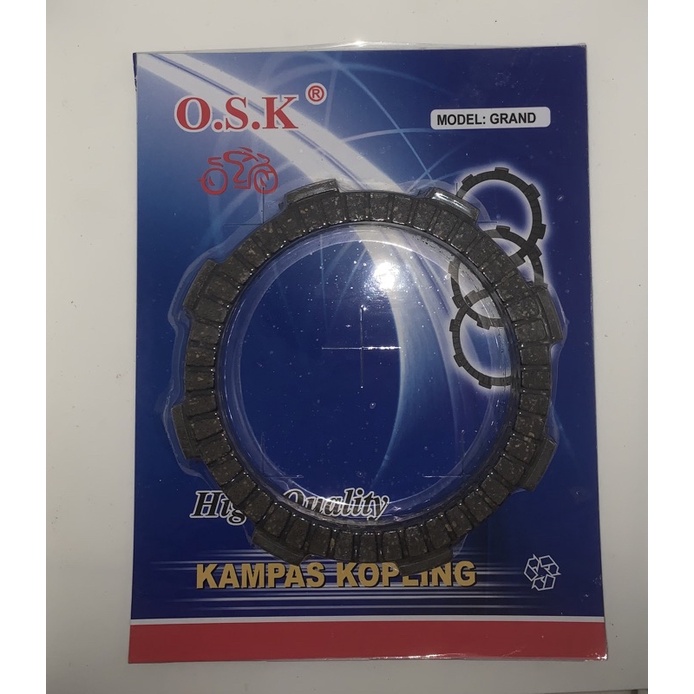 Jual Kain Kampas & Besi Plat Kopling Honda Supra Grand Prima Win Revo Legenda 1 Set Motor Clutch ...
