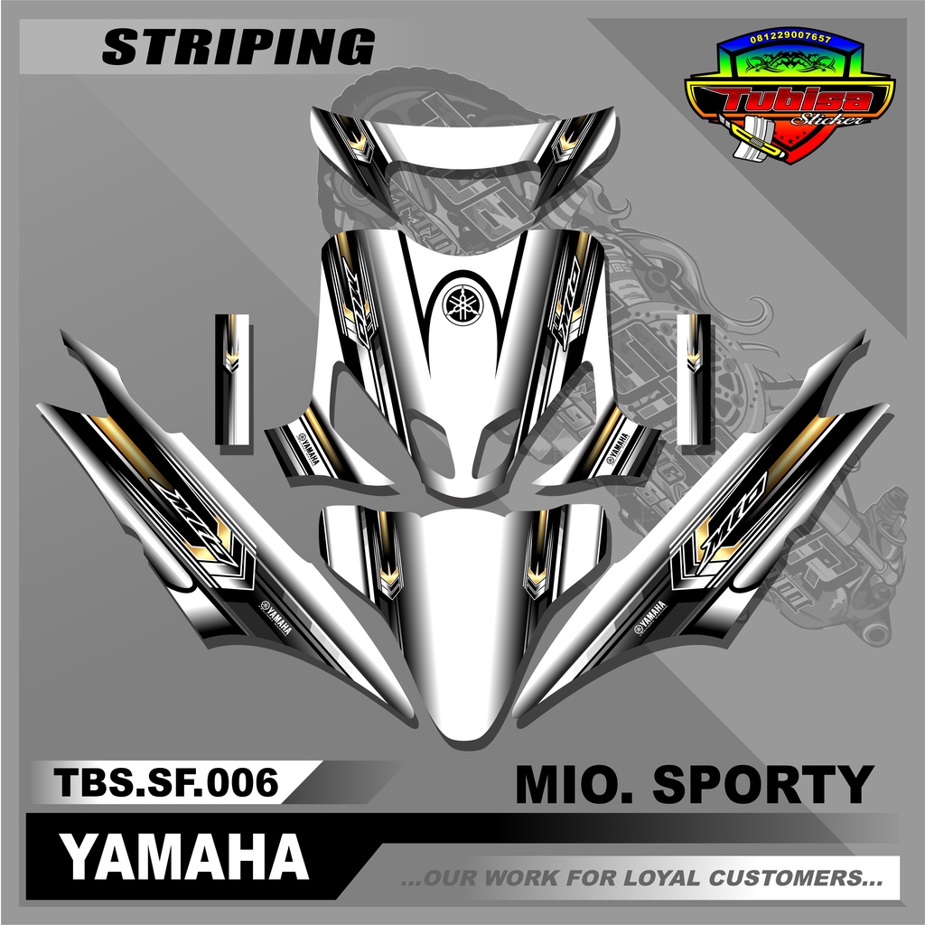 Jual (COD)Stiker Decal Full Body MIO SPORTY - Sticker Decal Mio Sporty ...