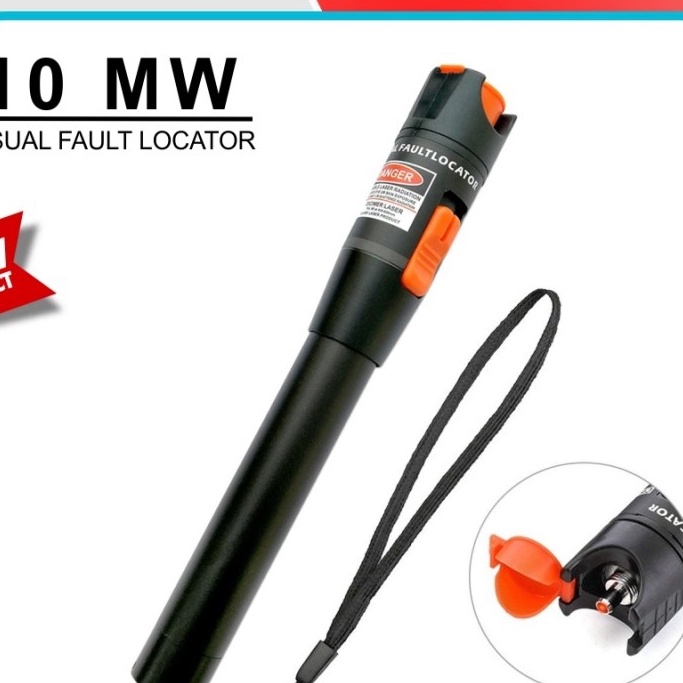 Jual Visual Fault Locator 10mW VFL 10km Senter Laser Fiber Optik FTTH ...