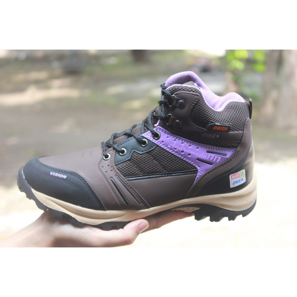 Jual sepatu boot hiking outdoor cewek ,Sepatu Trekking, adventure Owen ...