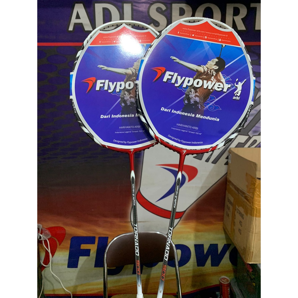 Jual RAKET BADMINTON FLYPOWER TORNADO 900 SURABAYA | Shopee Indonesia