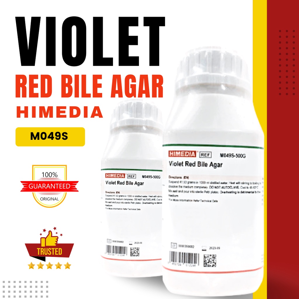 Jual VRBA, Violet Red Bile Agar, M049S, 100 gram, 500 gram, HIMEDIA, powder | Shopee Indonesia