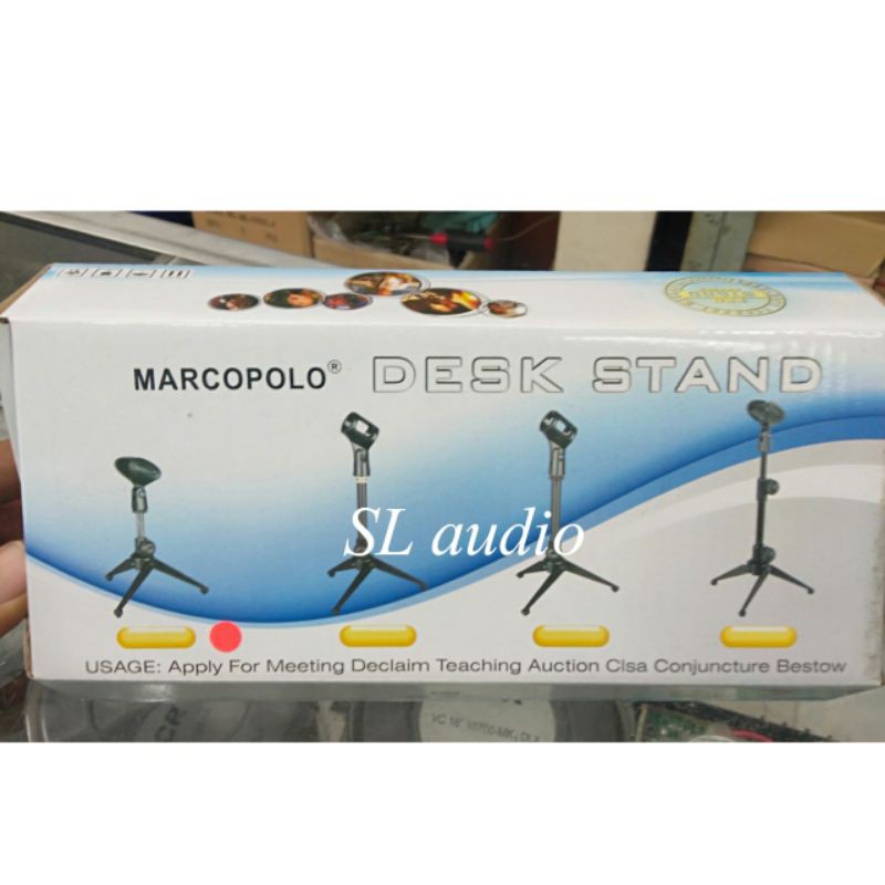 Jual Stand Tiang Mic Meja Marcopolo Full besi Tatakan mic | Shopee ...