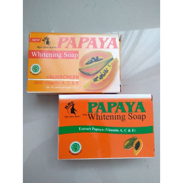 Jual SABUN PAPAYA WHITENING uk 135 Gr | Shopee Indonesia