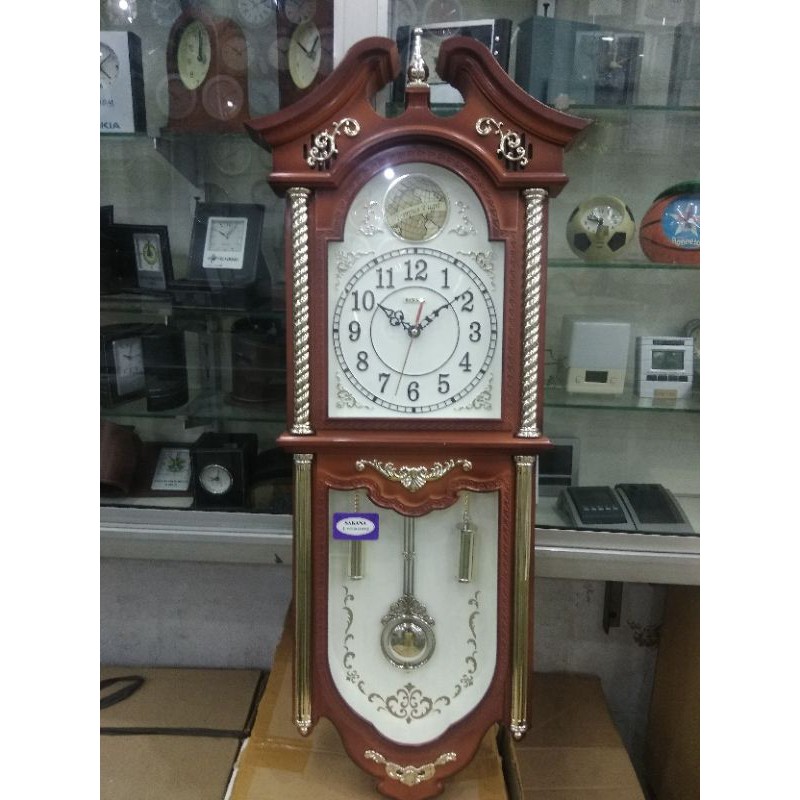 Jual Jam Dinding klasik besar bunyi melodi bell dan bandul SAKANA 362 ...