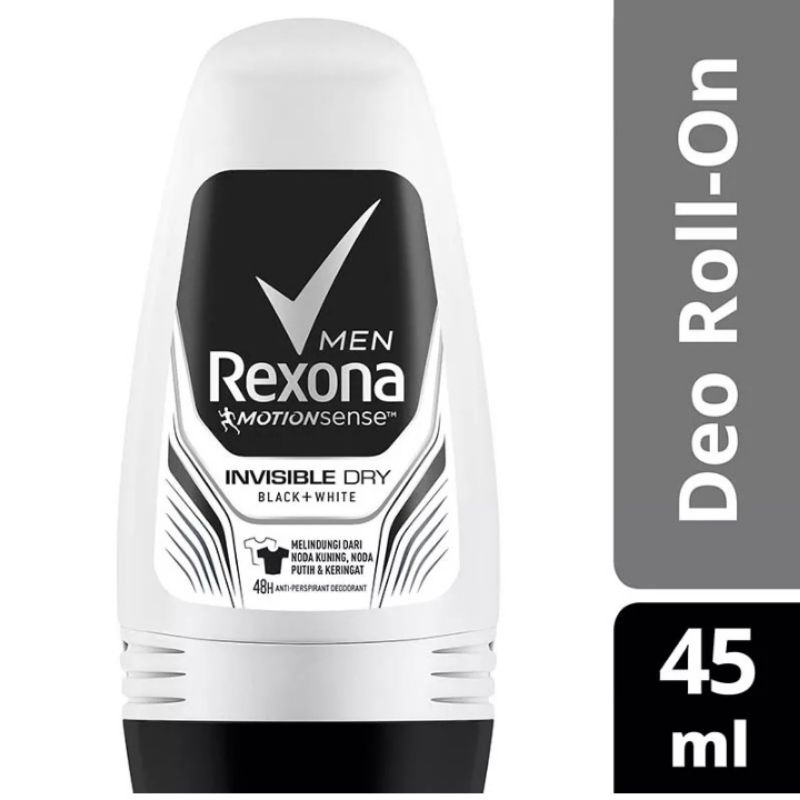 Jual Rexona Deodorant Men Roll On Invisible Dry 45ml | Shopee Indonesia