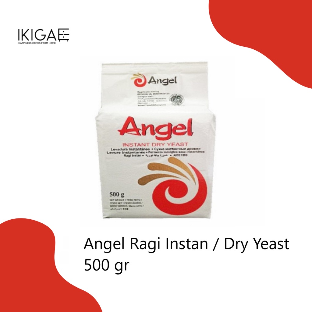 Jual RAGI INSTANT KERING / DRY YEAST ANGEL / FERMIPAN 500 GR | Shopee ...