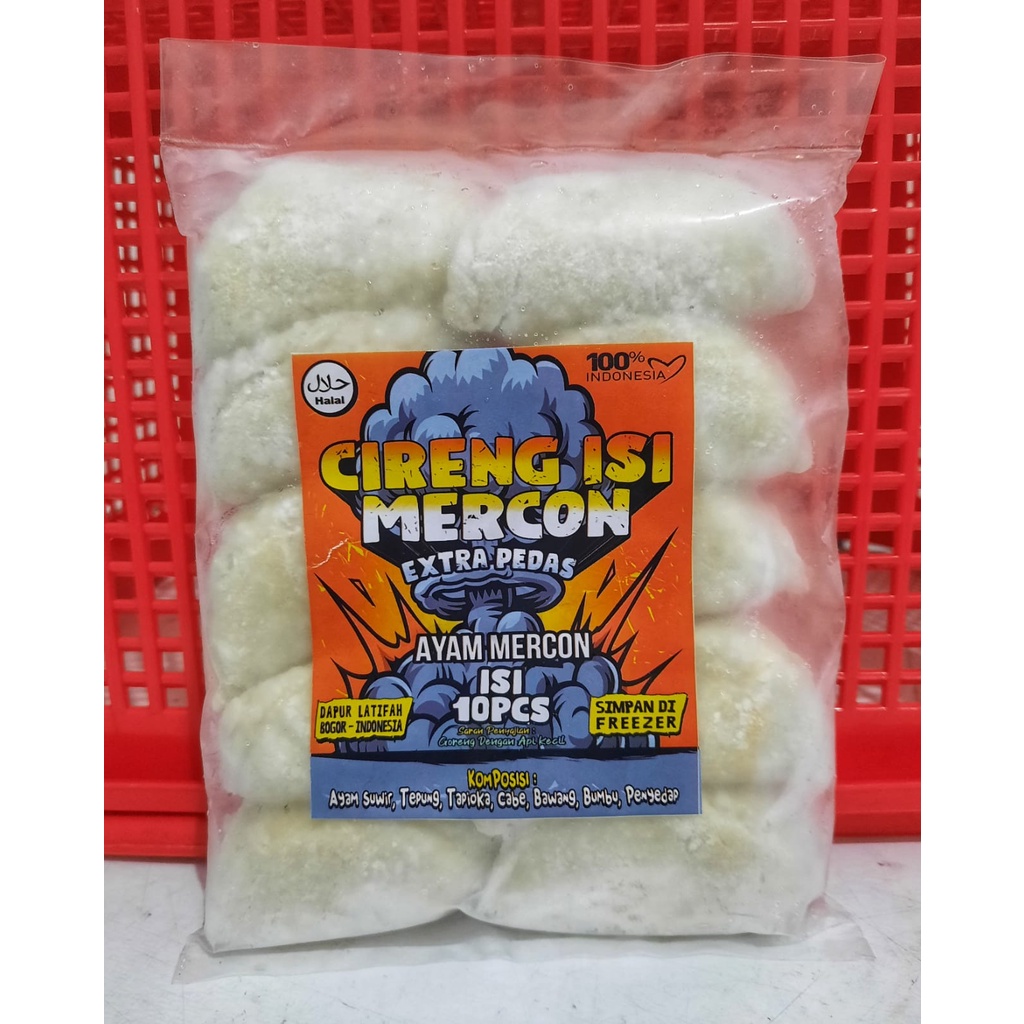 Jual CIRENG Mercon AYAM Pedas ISi 10 Pcs | Shopee Indonesia