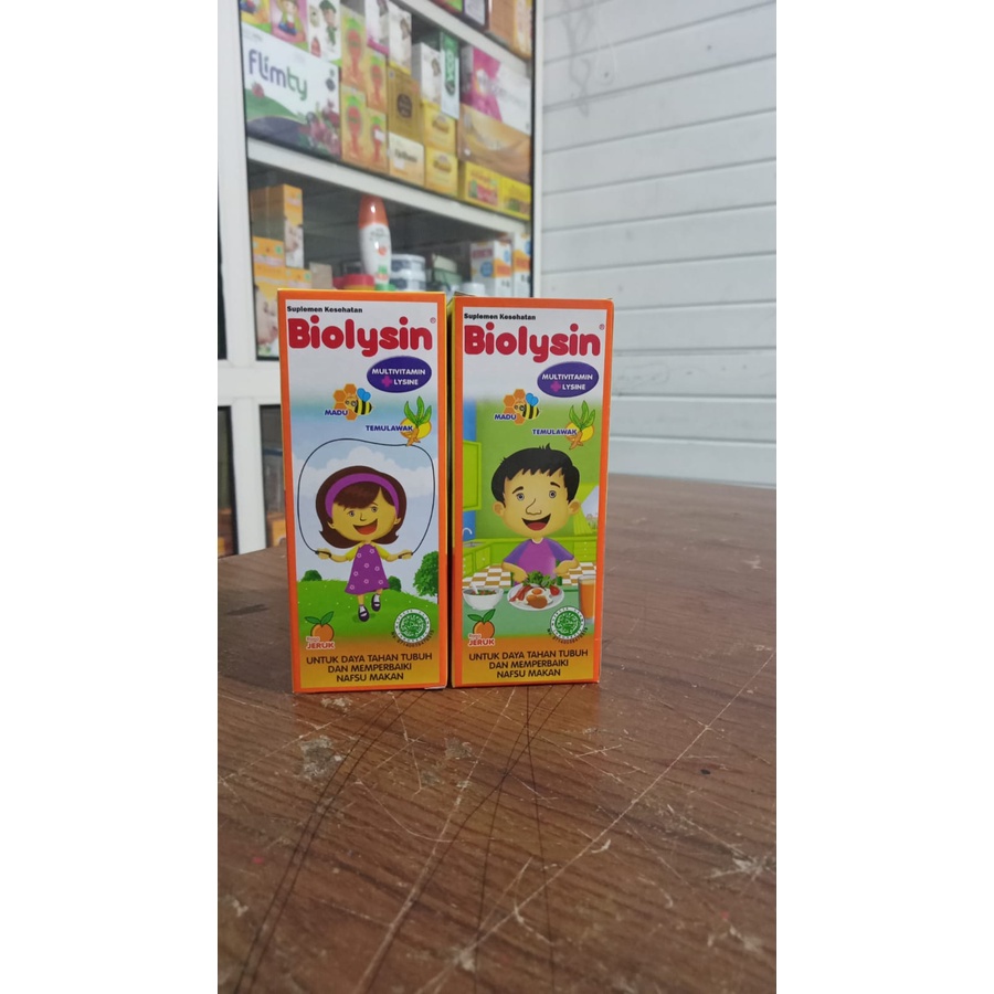 Jual Biolysin Syrup Multivitamin + Lusine Rasa Jueruk 60ml | Shopee ...