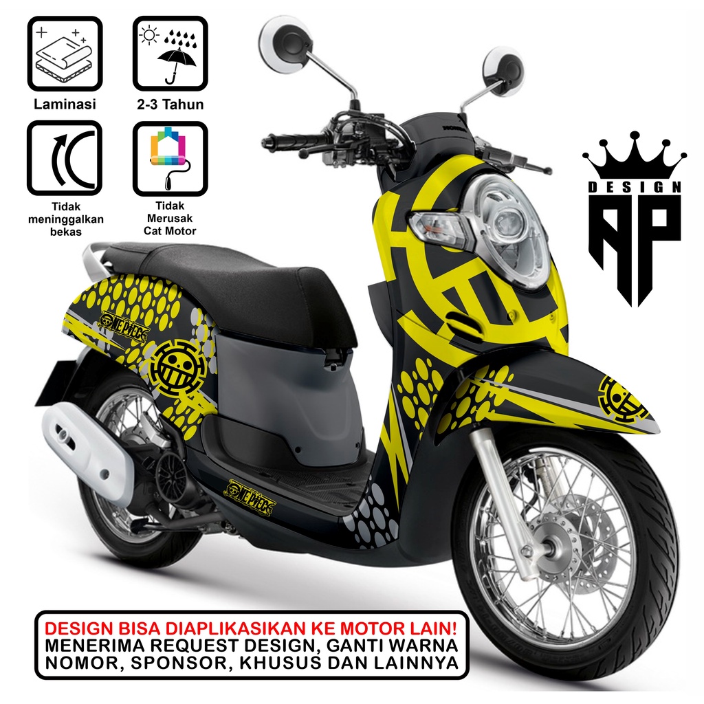 Jual decal sticker scoopy full body FI scopy dekal stikerskopi karbu ...