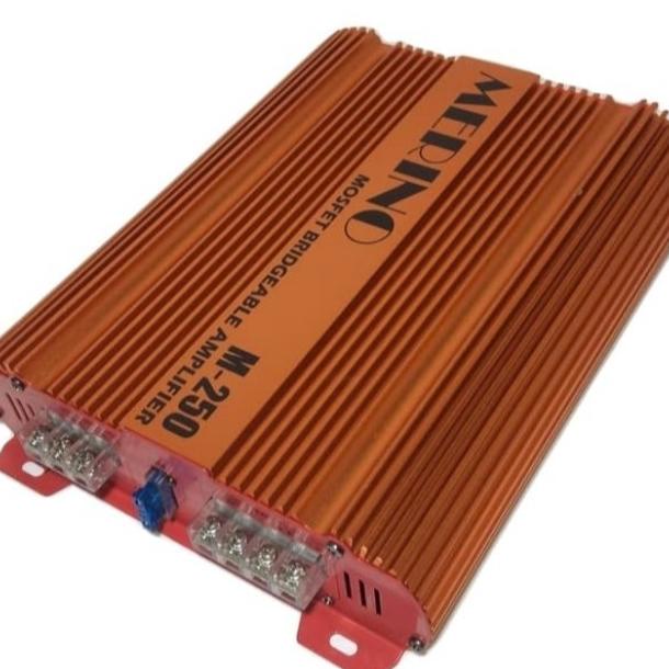 Jual Power Amplifier Mobil 2 Channel Mosfet Merino M--250 2X200Watt ...