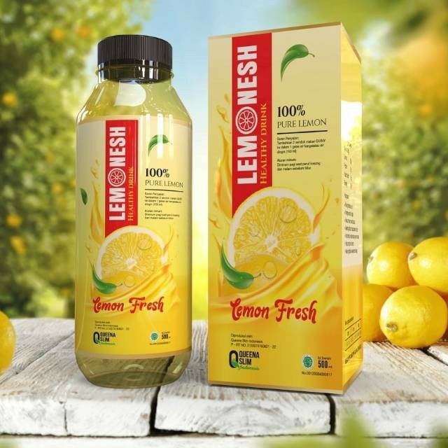 Jual Lemonesh Lemon Fresh Sari Lemon Murni 500ml 100% Asli Original ...