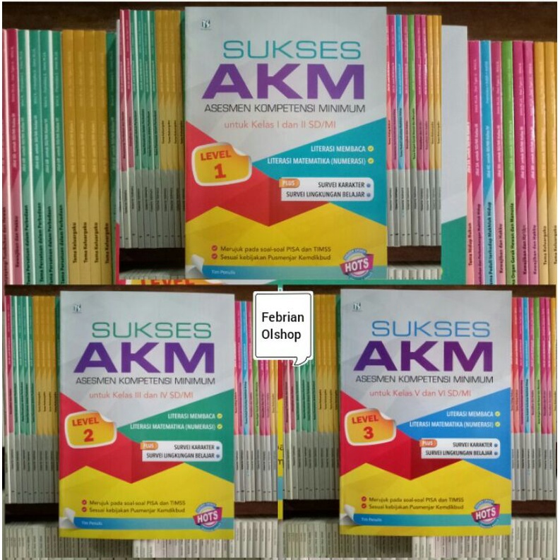 Jual BUKU SUKSES AKM ASESMEN KOMPETENSI MINIMUM LEVEL 1,2 DAN 3 SD/MI ...