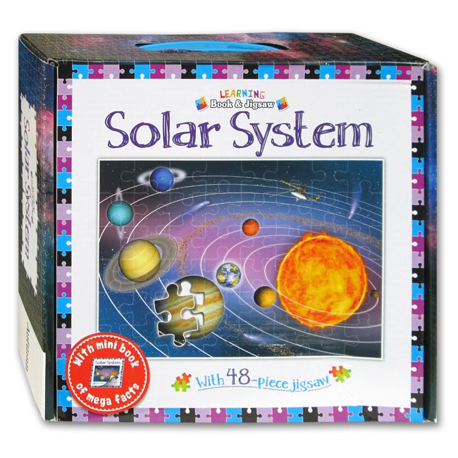 Jual Learning Book & Jigsaw Solar System With 48-Piece Jigsaw & Mini ...