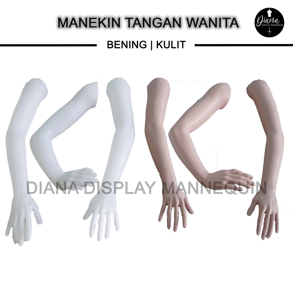Jual MANEKIN TANGAN WANITA DEWASA PLASTIK - PATUNG TANGAN WANITA DEWASA ...