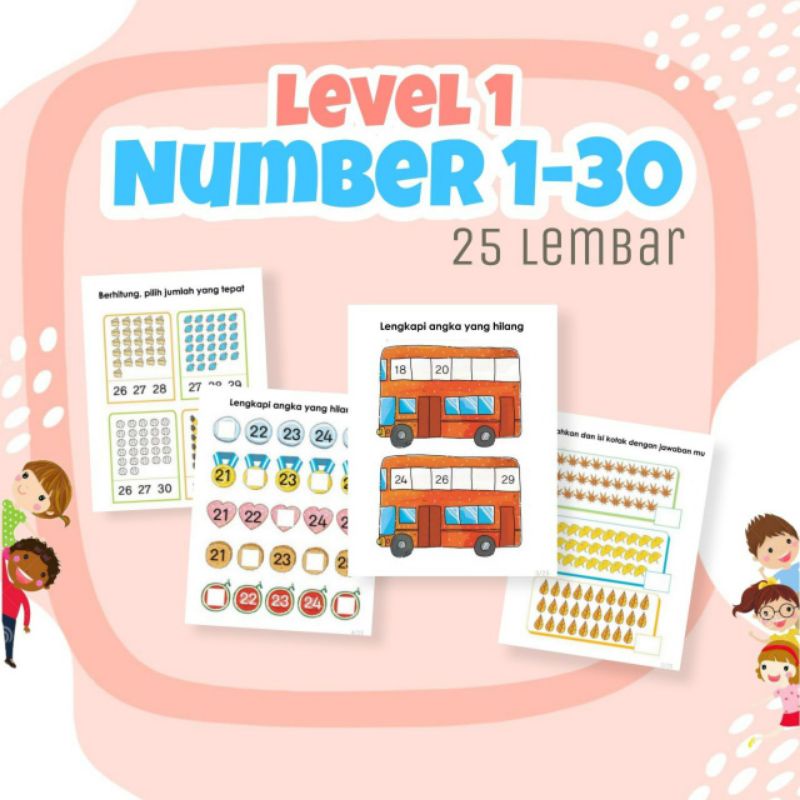 Jual lembar kerja anak (worksheet paud ) anak 2-6tahun | belajar ...