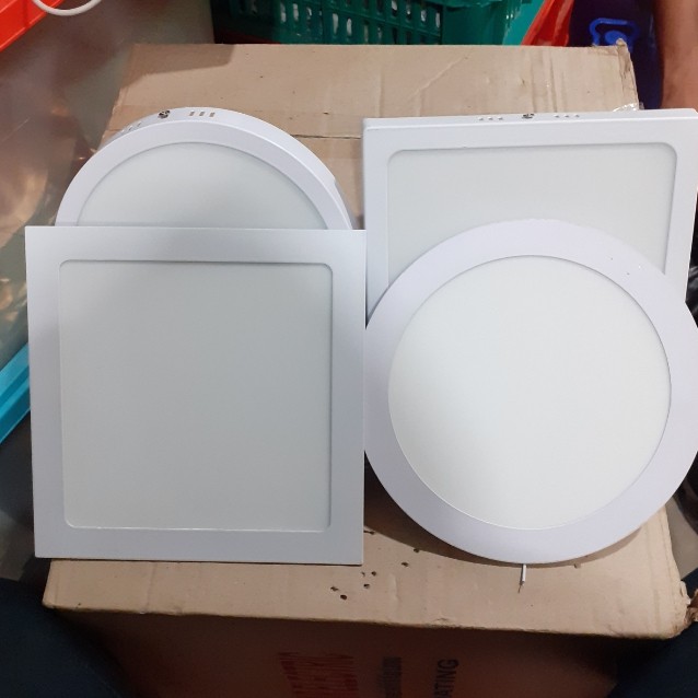 Jual Lampu Led Panel Murah (Downlight Led) 18Watt Bulat / Kotak Putih ...
