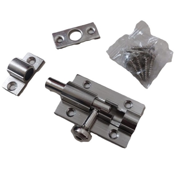 Jual Grendel Slot Bellucci 2" Inch Slot Kunci Bulat Bellucci Putih ...